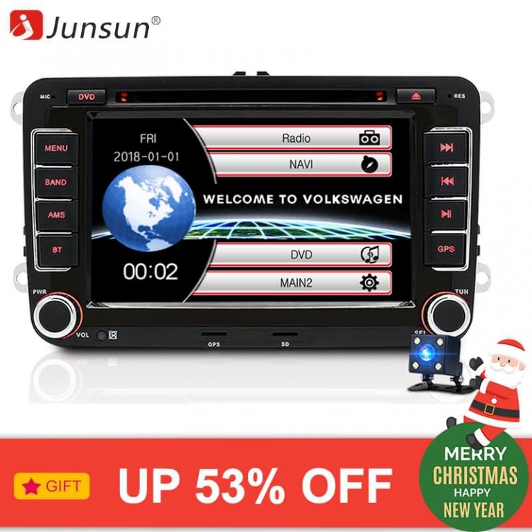 Buy Junsun V1pro AI Voice 2 din Android Auto Radio For Jeep Compass 2007-2009 Carplay Car ...